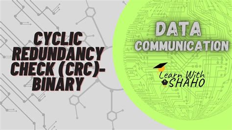 Cyclic Redundancy Check Crc Binary Detecting And Preventing Digital Data Errors Youtube