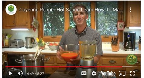 Recipe Cayenne Pepper Sauce — Harvest Eating