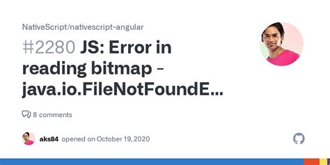 Js Error In Reading Bitmap Java Io Filenotfoundexception Data Data Org Nativescript Nxtra