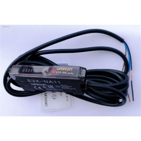 Omron Omron E3x Na11 Fiber Amplifier Sensor Dc Three Wire Npn Output Original Authentic Shopee