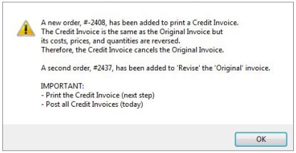 Correcting Invoices A R Credit Invoice Revised Invoice Print Reach Help Center