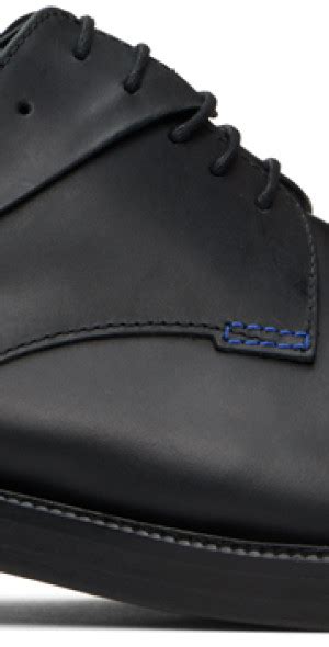 ader error black curve mu01 slip on loafers