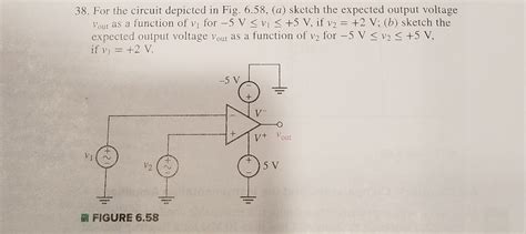 solved 38 for the circuit depicted in fig 6 58 a sketch