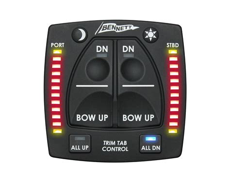 Bennett Marine Integrated Helm Control For Hydraulic Trim Tab Systems