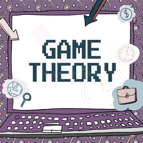 Text Caption Presenting Game Theory Business Concept Branch Of Mathematics Concerned With