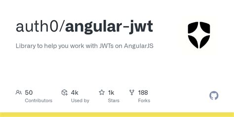 GitHub Auth Angular Jwt Library To Help You Work With JWTs On AngularJS