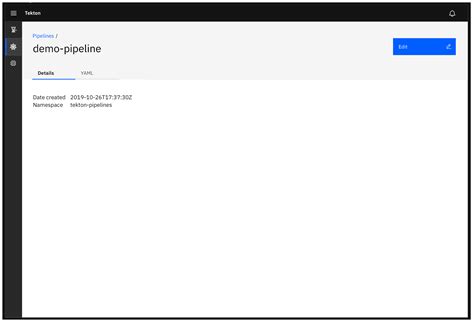 Update Flow For Pipelines And Tasks Issue Tektoncd Dashboard GitHub