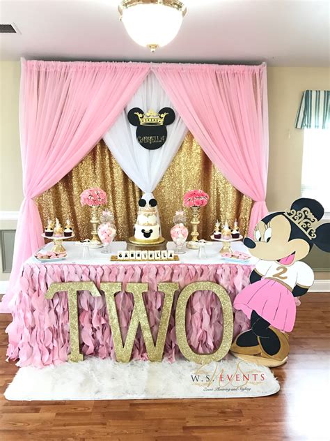Minnie Mouse Birthday Party Ideas Photo 1 Of 17 Minnie Birthday