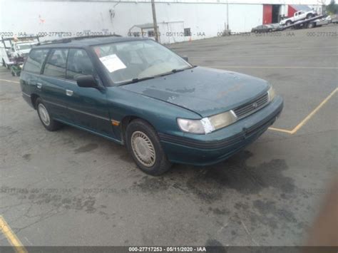 Vin Jf1bj6321nk904382 Subaru Legacy 1992 Car History Stat Vin