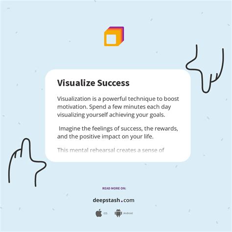 Visualize Success Deepstash
