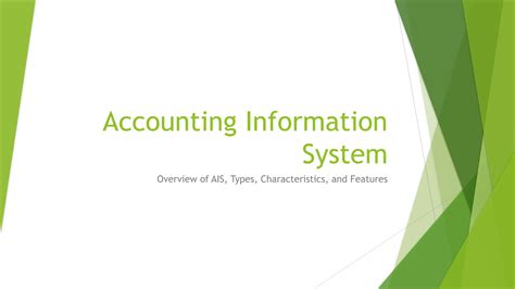 Accounting Information System Ais Alsopptx