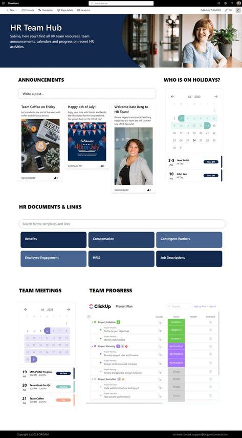 Sharepoint Website Design Ideas