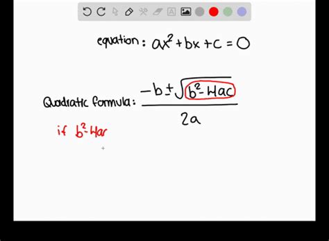 SOLVED If The Discriminant Of A Quadratic Equation Is Zero What Do You Know About The Solutions