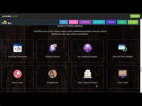 Chat Bot Bootstrap UI Kit Template With LTR Light Theme