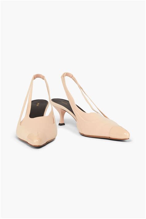 Neous Layered Neoprene Slingback Pumps The Outnet
