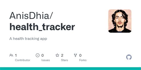 GitHub AnisDhia Health Tracker A Health Tracking App