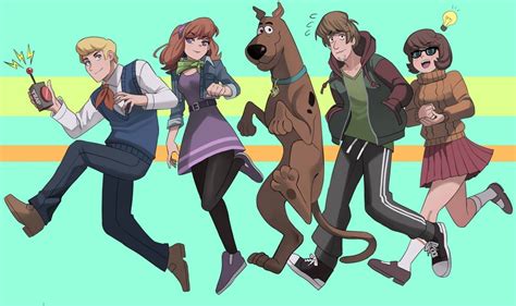 Velma Dace Dinkley Daphne Ann Blake Shaggy Rogers Scooby Doo And