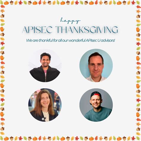 Apisec University On Linkedin Apisecthanksgiving