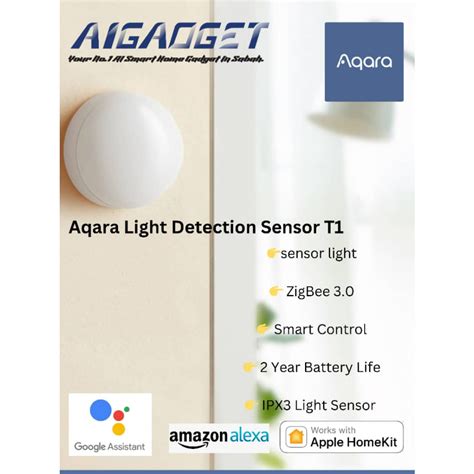 Aqara Light Detection Sensor T1 Shopee Malaysia