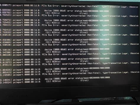 Pcie bus error severity=uncorrected (non-fatal) type=transaction layer (requester id) - Linux ...