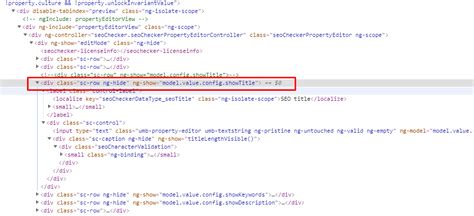 No Seo Title Description And Validation Results In Umbraco