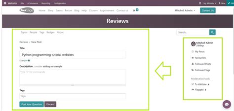 How To Create Forum For Your E Learning Course With Odoo 16