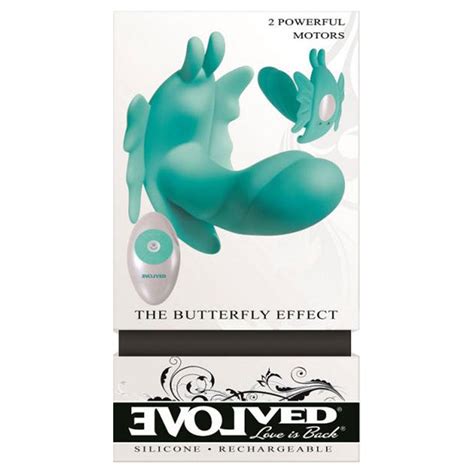 Evolved The Butterfly Effect Rechargeable Dual Stim Teal