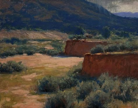 Lorenzo Chavez The Journey Original Southwestern Landscape Pastel
