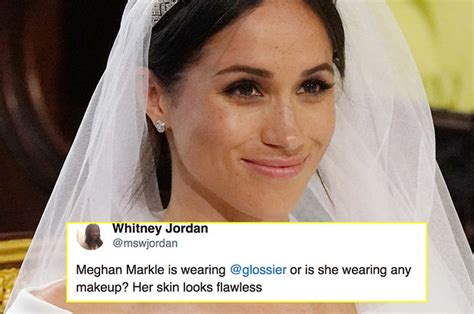 Meghan Markle Wore A No Makeup Makeup Look For Her Wedding And People Are Loving It