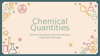 Empirical And Molecular Formulas PPT Lesson By ChemistryinColor TPT