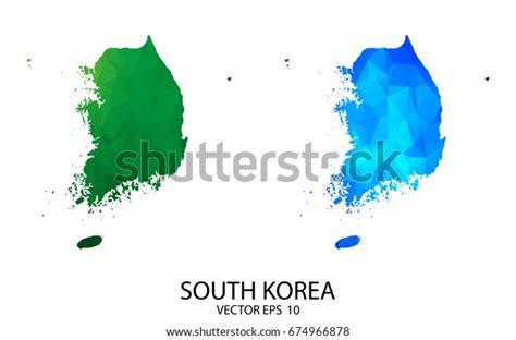 Couple Polygon Set Map High Detailed Stock Vector Royalty Free Shutterstock