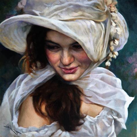 Художник Франческа Стрино делая женщину снова красивой Живопись Дзен