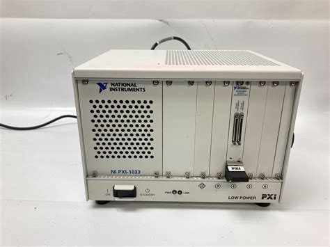 National Instruments 779759 01 Chassis With Ni Pxi 6229 Hybrid Controller Module Computer