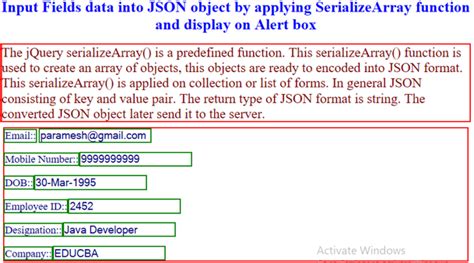 Jquery Serializearray How Does Serializearray Function Work Examples