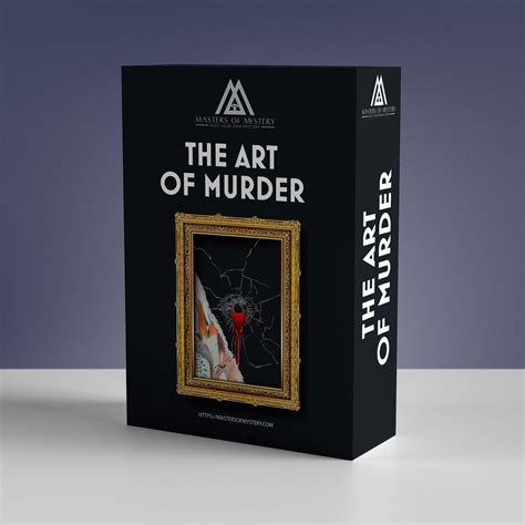 The Art Of Murder An Art Heist Murder Mystery Game Kit Masters Of