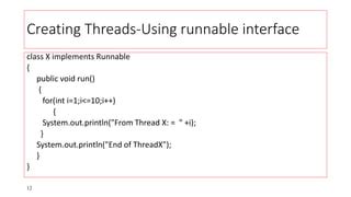 Java Threads PPT