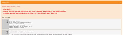 Updating Data Dédalo Documentation
