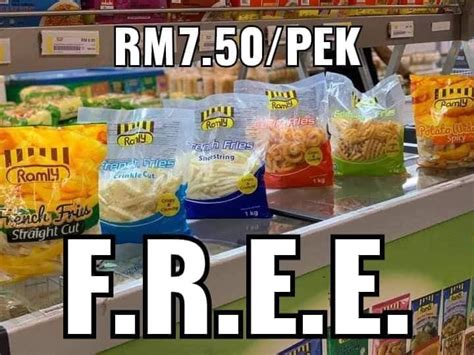 Srimas Frozen 🎇 P3rcum4 French Fries Ramly 1kg 🎇 Nak Facebook
