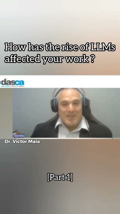 large language models part 1 ai gpt nlp datascience dasca youtube