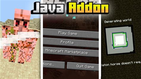 Java Addon For Minecraft Pe 116 Youtube