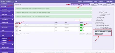 Managing Currencies Oscommerce Wiki