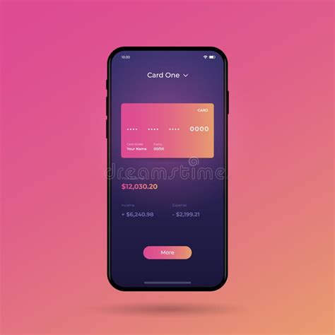Dashboard UI And UX Kit Control Center Design Shop Online Using Smartphone Stock Vector