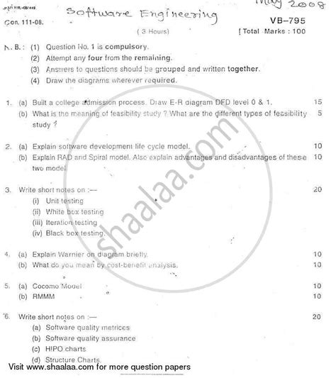 Software Engineering 2007 2008 Bsc It Information Technology Idol