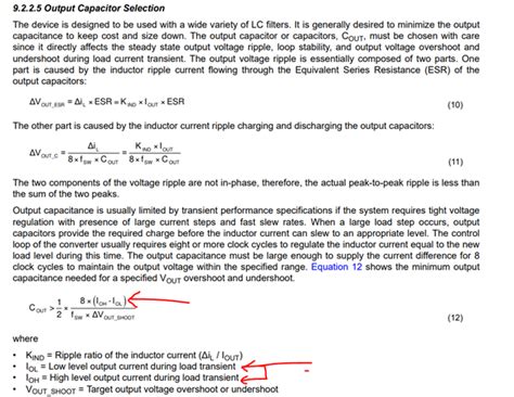 LMR Output Capacitor Calculation Power Management Forum Power Management TI E E