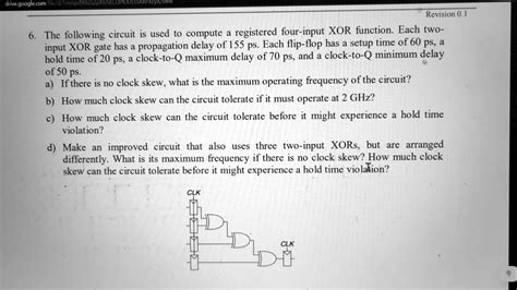 solved revision 0 1 6 the following circuit is used to compute a