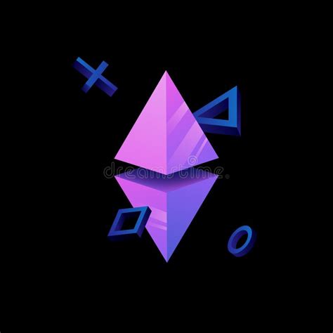 Abstract Geometrical Elements 3d Rhombus Triangles Circle Cross