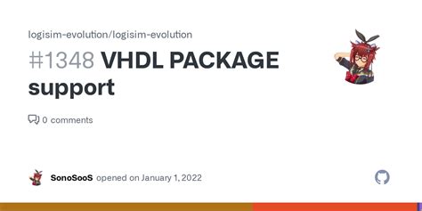 Vhdl Package Support · Issue 1348 · Logisim Evolutionlogisim