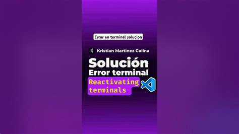 Vs Code Terminal All Error Fix Errores En Terminal Soluciones Error