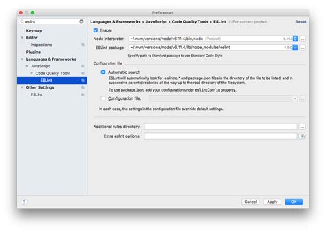 Intellij Ideaでeslintを使ってみる Developersio