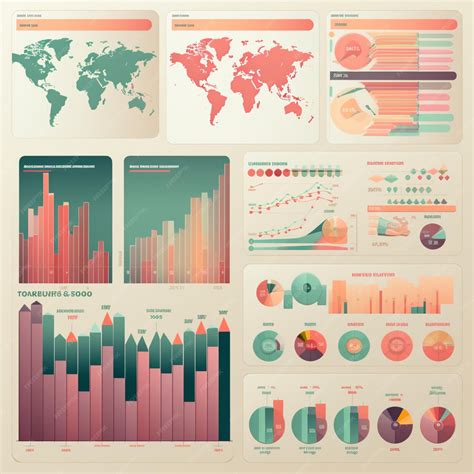 Premium Ai Image A Comprehensive Set Of Business Analytics And Data Visualization Graphics